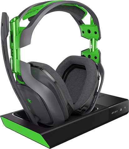 Astro A50 Dolby Wireless Gaming Headset W/Base (XB1/PC) - Black & Green ...