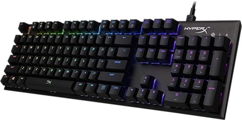 HyperX Alloy FPS RGB Mechanical Gaming Keyboard (Silver Speed Switches ...