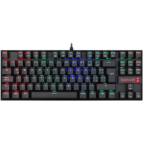 Redragon Kumara K552 TKL Wired RGB Mech. Key. (Red Switches) - Negro, B ...