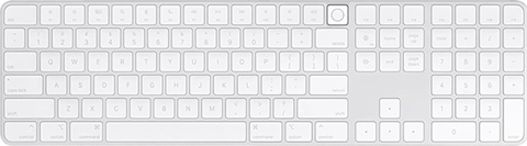 Apple Magic Teclado With Touch ID & Numeric Keypad (A2520) - Blanco, B ...