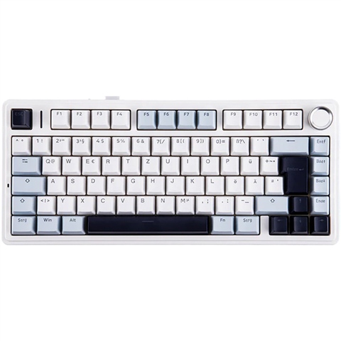 EPOMAKER x Aula F75 Mech keyboard (Ice Vein Switch) - Light Blue, B ...