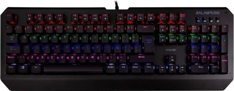 Balam Rush Havoc KG740 RGB Mechanical USB Keyboard (Azul Switch), C ...