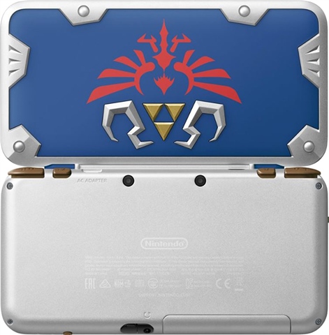 NEW 2DS XL, W/ Adaptador AC/DC, Hylian Shield Edicion, Sin Caja - CeX ...