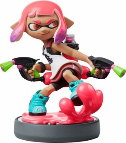 Nintendo Amiibo Splatoon 2 Inkling Girl (Neon Pink) Figure - CeX (MX ...