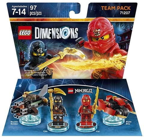 LEGO Dimensions: Ninjago Team Pack - Cole + Kai (Sealed Only) - CeX (MX ...