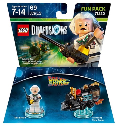 LEGO Dimensions: Back to the Future Doc Brown Fun Pack (Sealed Only ...